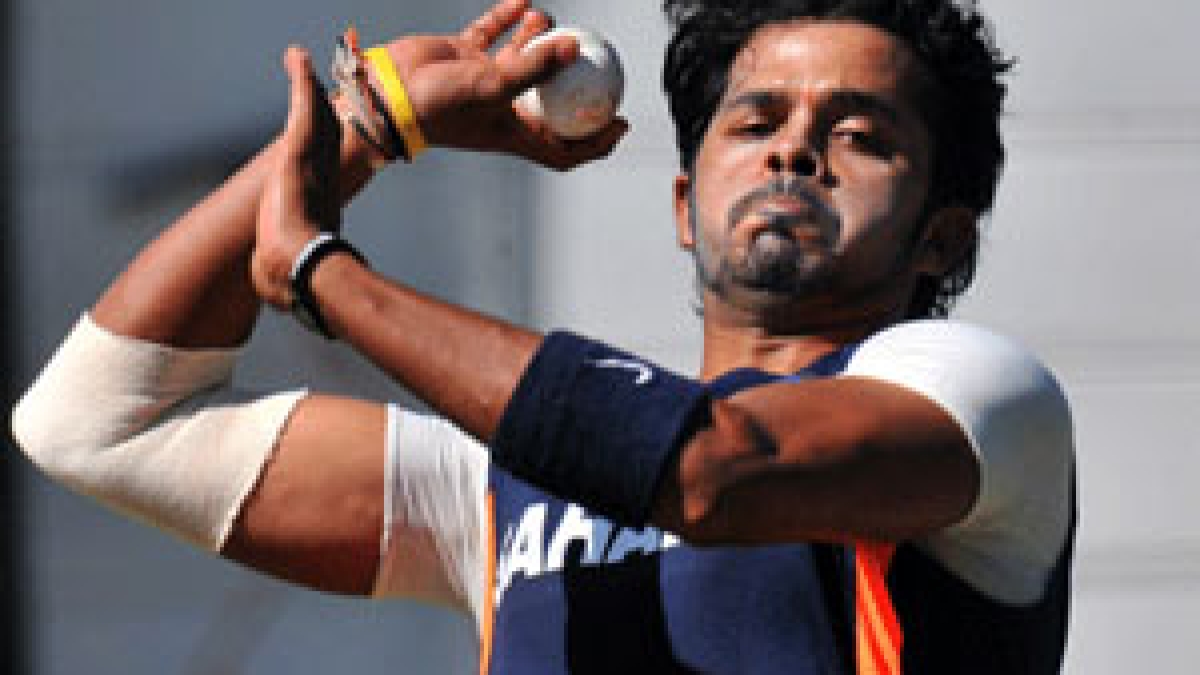 S Sreesanth started training on Saturday for the first time after being ...
