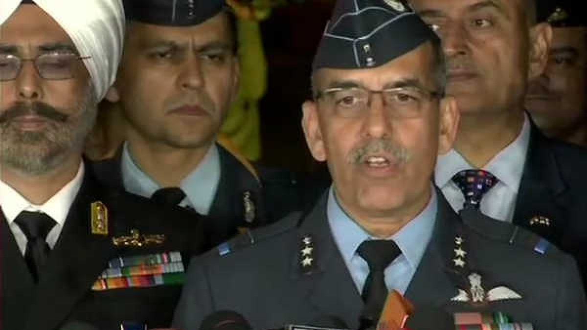 in first tri services press meet india debunks pakistans lie ...