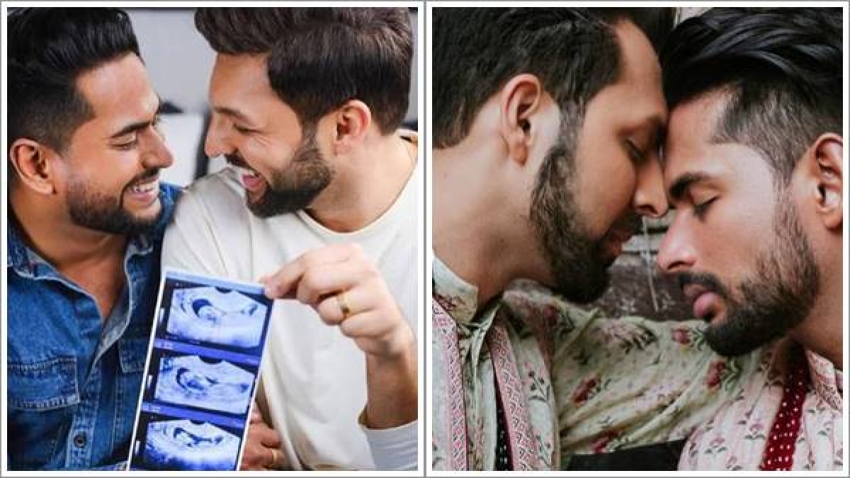 Viral Gay Couple Amit Shah and Aditya Madiraju are set to welcome their first baby - Malayalam ...