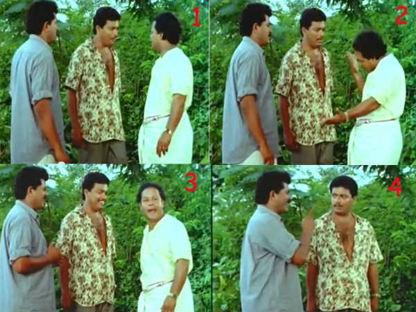 Comedy scene reproduced in Facebook to make fun of Jagadeesh's ...