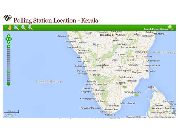 Kerala polling station locations on google map - Malayalam Oneindia
