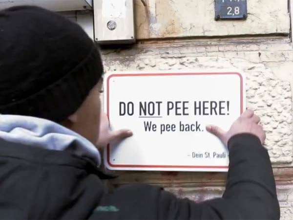 Walls splash pee back on public urinators in america - Malayalam Oneindia