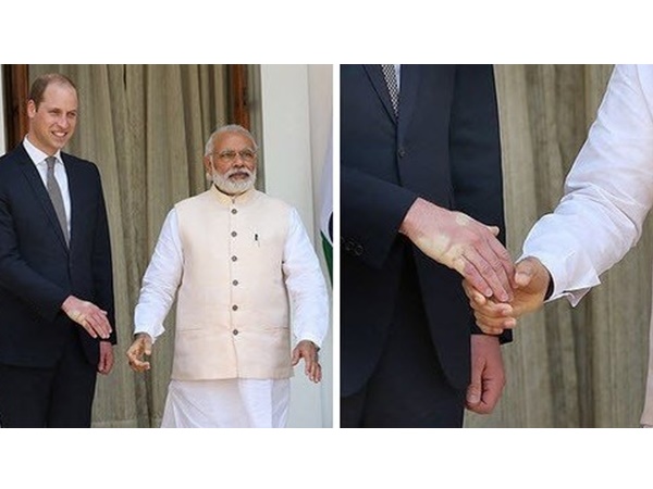 PM Narendra Modi leaves palm print on Prince William after firm ...