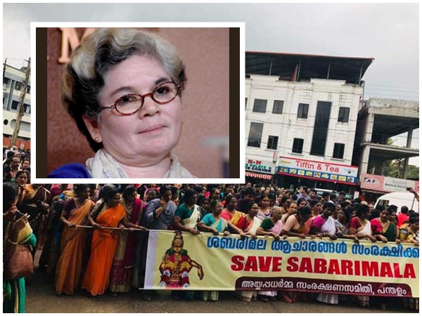 sara joseph facebook post on women entry to sabarimala - Malayalam Oneindia