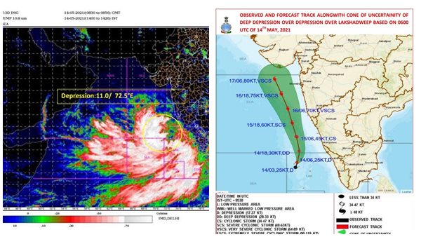 Cyclone alert issued for Gujarat and Diu as Cyclone Tauktae reaches ...