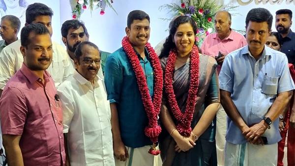 Thiruvananthapuram Mayor Arya Rajendran and Balusherry MLA Sachin Dev ...