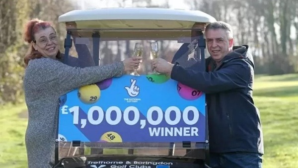 Bumper Lottery: British sweethearts win 1m pound lottery a week before ...