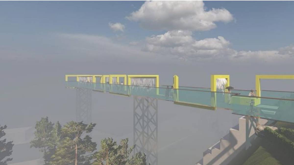 Tourism department's first glass bridge is coming up in ...