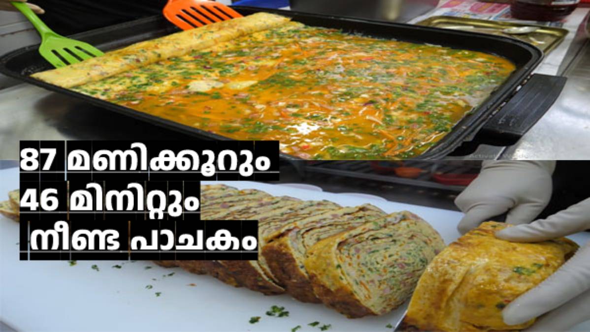 a Chef cooked 110 food items by continuous cooking for 87 hours and 46 ...