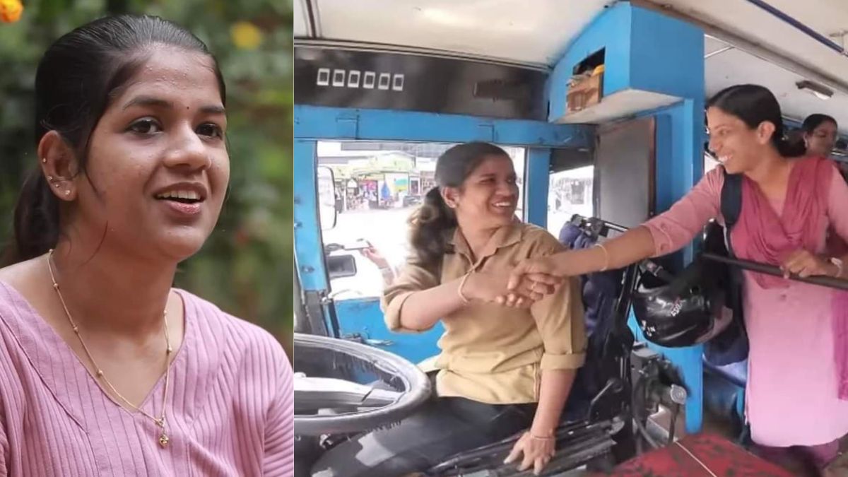 anugraha, a native of Mepayur, became the first woman bus driver in ...