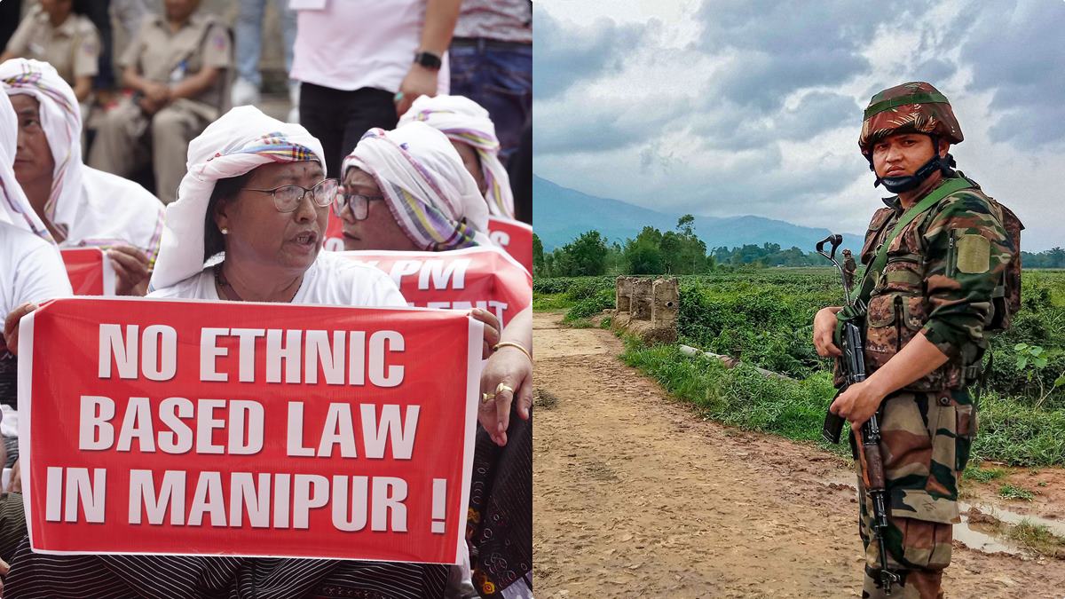 Manipur violence: meiti and kuki villagers including students fighting ...