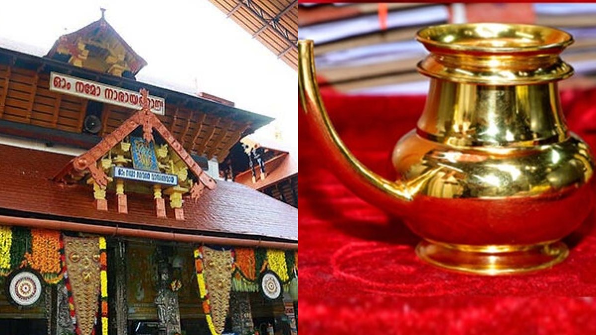 A native of Chennai offered 100 Pawan gold kindi as an offering at the ...