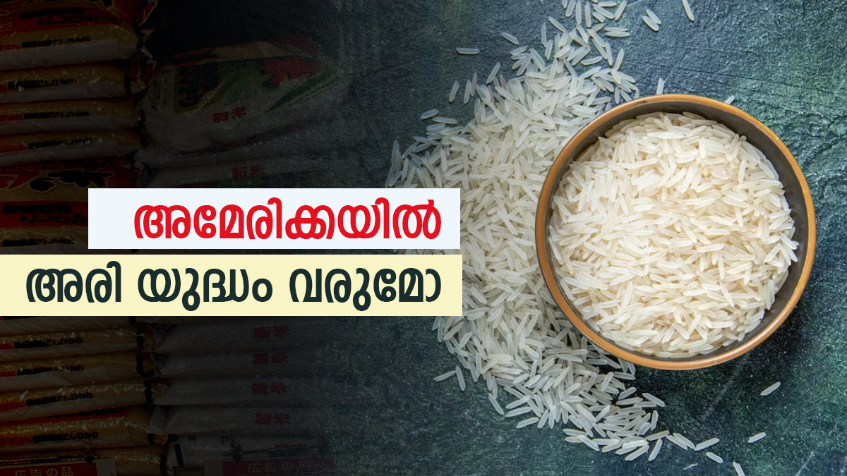 US Rice Shortage: NRI Stacking Up Rice Bag Amid India Ban Export ...