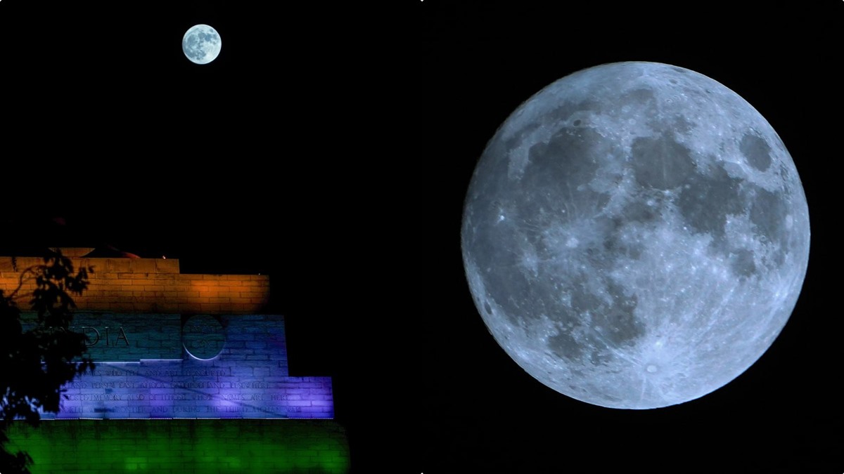 Super blue moon makes indian sky more beautiful, details of rare sky ...