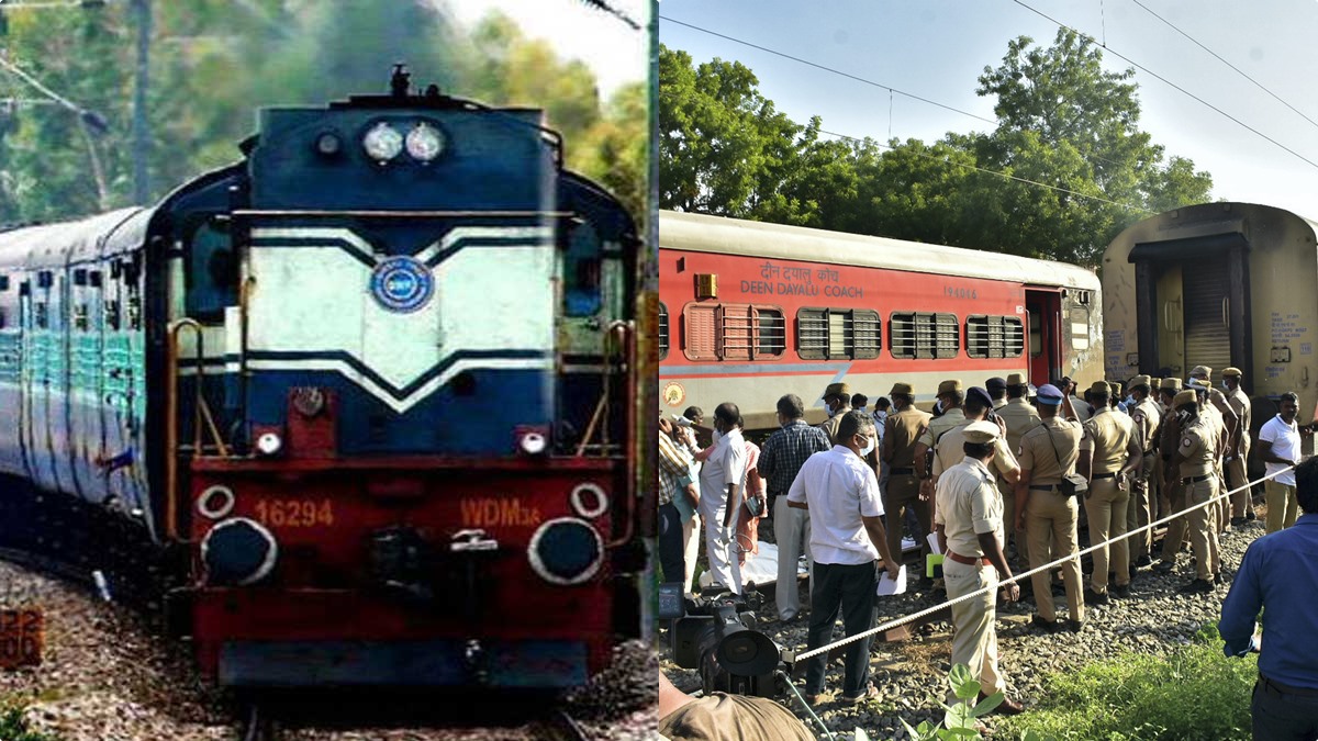Fire at bharat gaurav tourist train near rameshwaram, 10 people dead ...