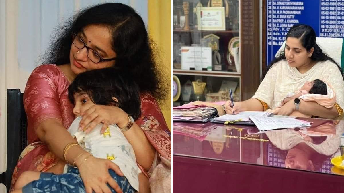 Mayor Arya Rajendran's Photo With New Born Baby, Divya S Iyer IAS's ...