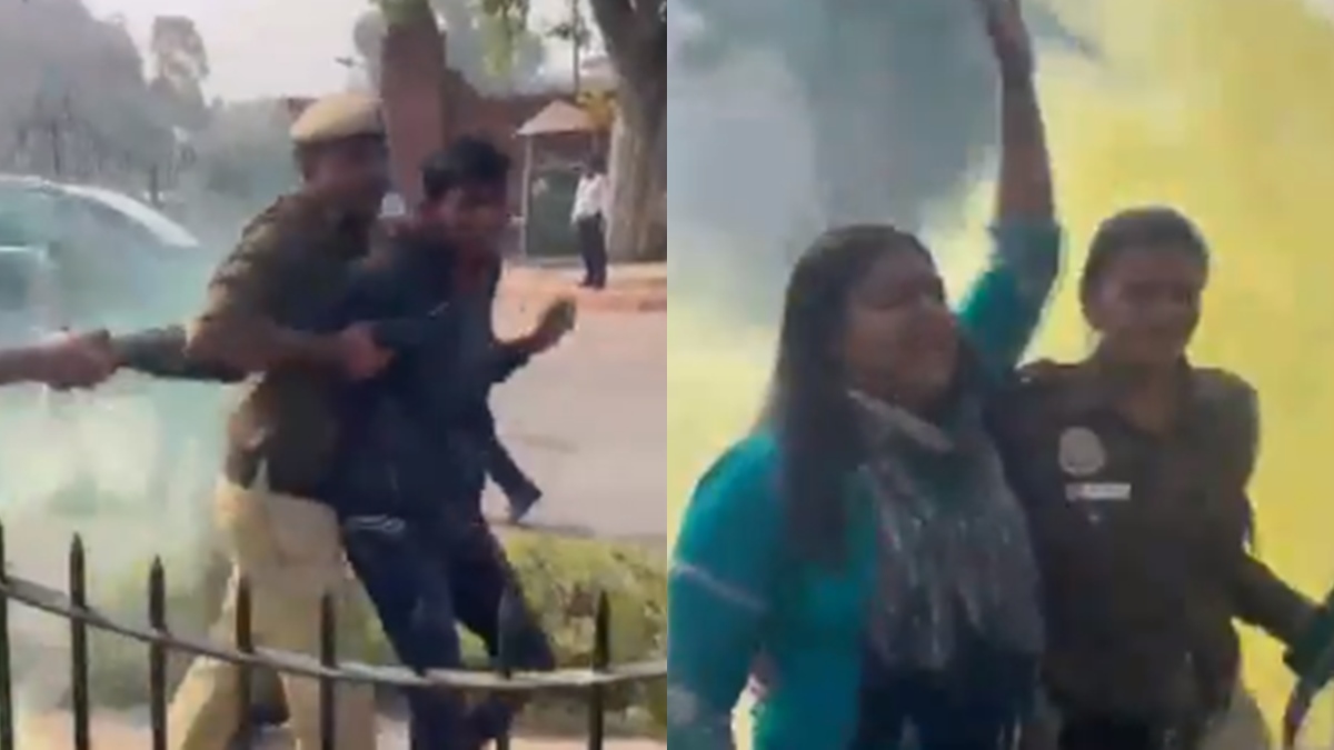 Security breach in Parliament; 4 people in custody, one got pass in ...