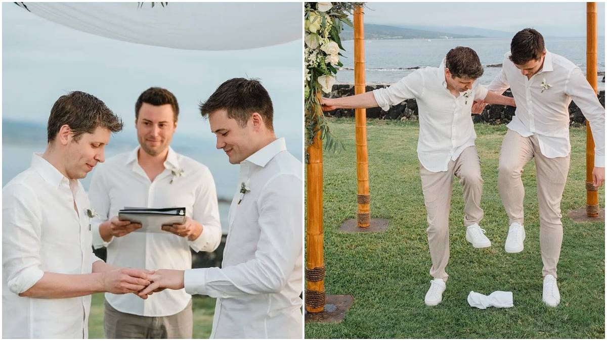 ഒപ്പൺ എ ഐ സിഇഒ സാം ആൾട്ട്മാൻ വിവാഹിതനായി; വരൻ ഒലിവർ മുൽഹെറിൻ; വൈറലായി ...